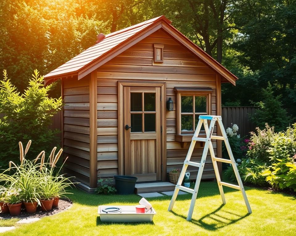Das Gartenhaus streichen: Schritt-für-Schritt Anleitung